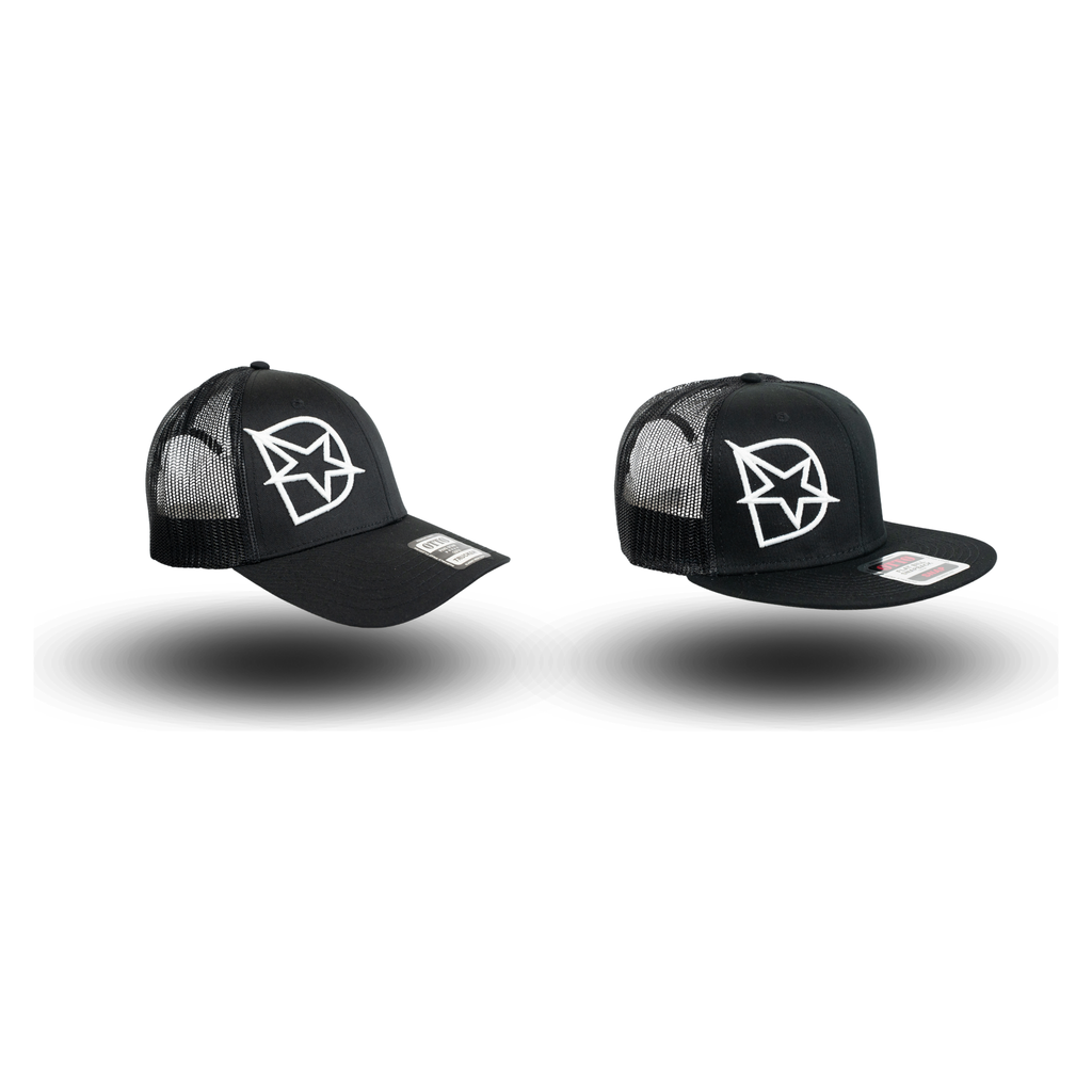 DmaxStore D-Star Snapback Hat (White/Black)