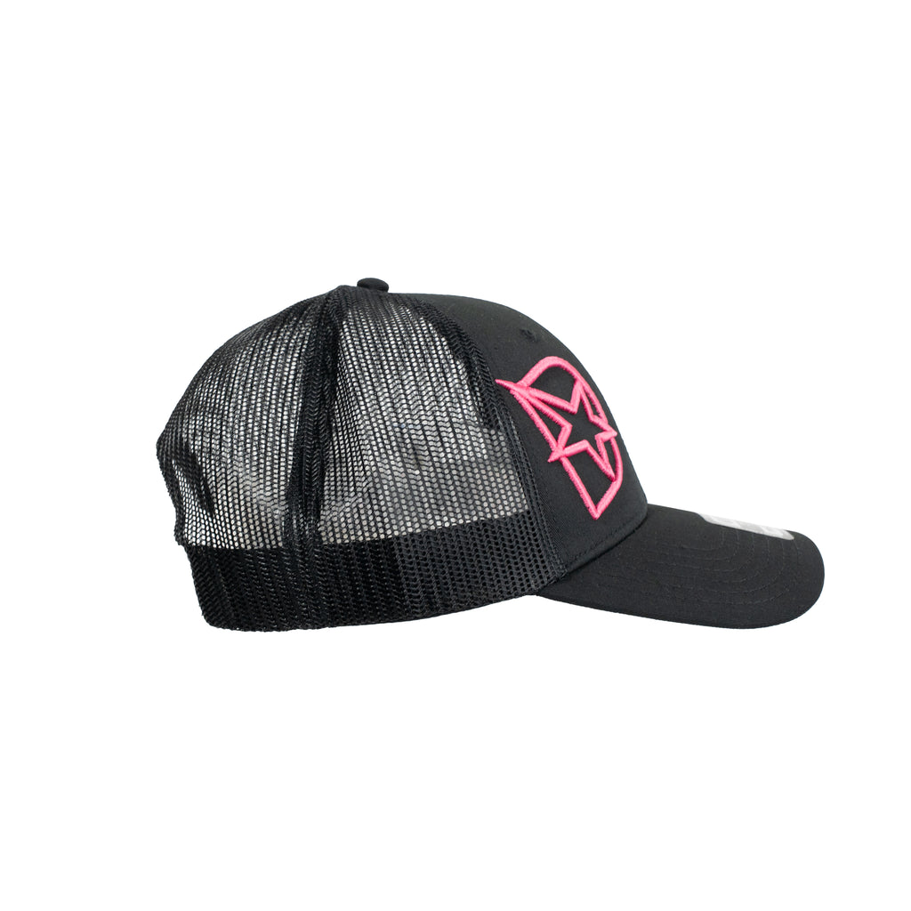 DmaxStore D-Star Snapback Hat (Pink/Black)