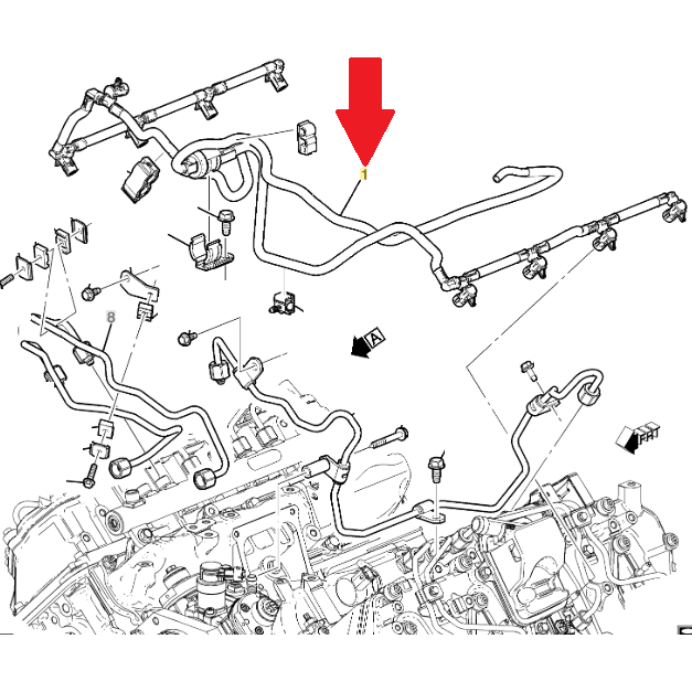 LML Fuel Injector Return Line DMAX-9000 – DmaxStore