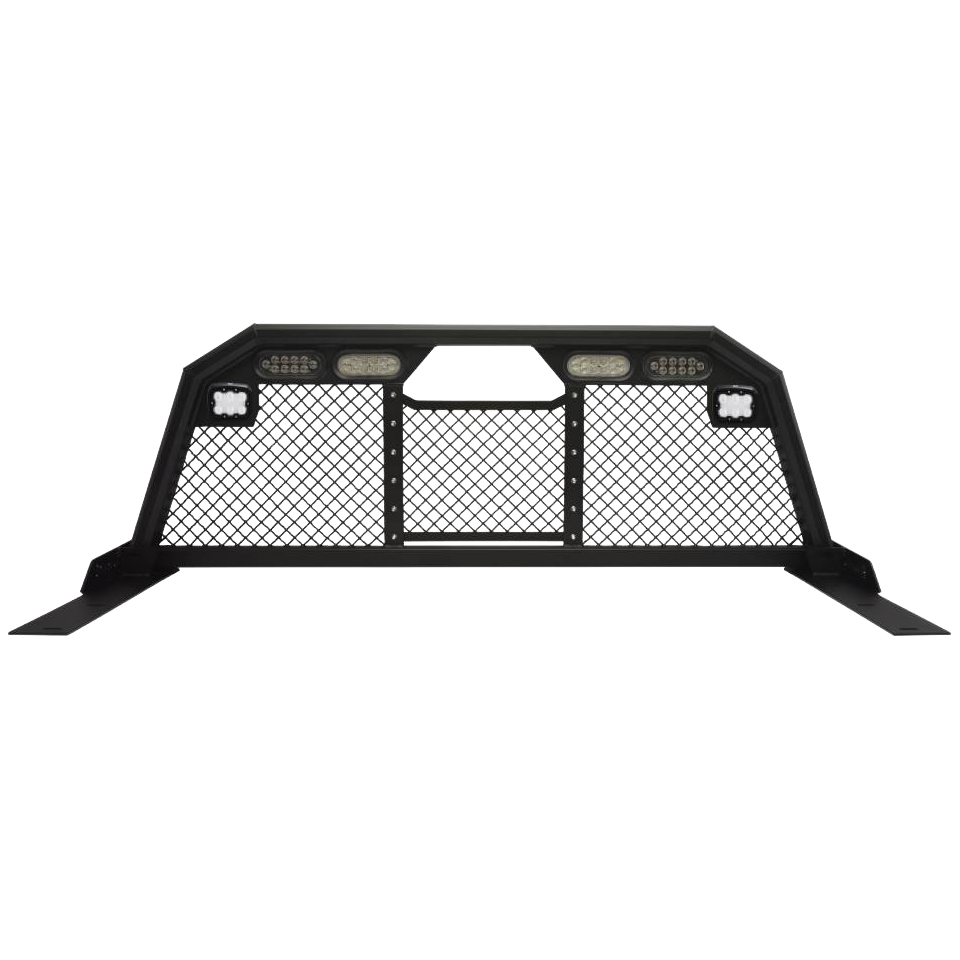 RC88T Headache Rack w/Lights & Pods, 2007.5-2019 LMM/LML/L5P 15842 ...