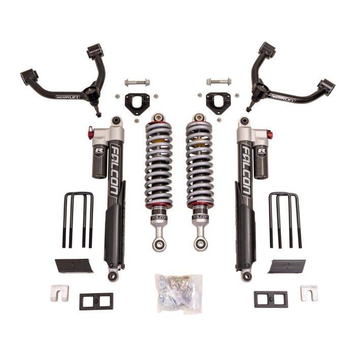 ReadyLIFT 62-35340 3.5"F / 1"R SST 2.1 Series Lift Kit With Falcon 2.1 ...