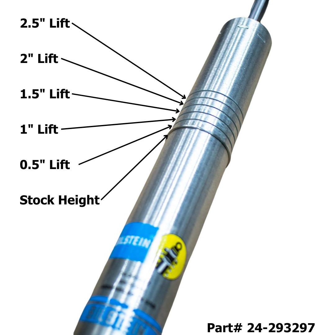Bilstein 24-293297,24-309509 B8 5100 Ride Height Adjustable Front Strut ...