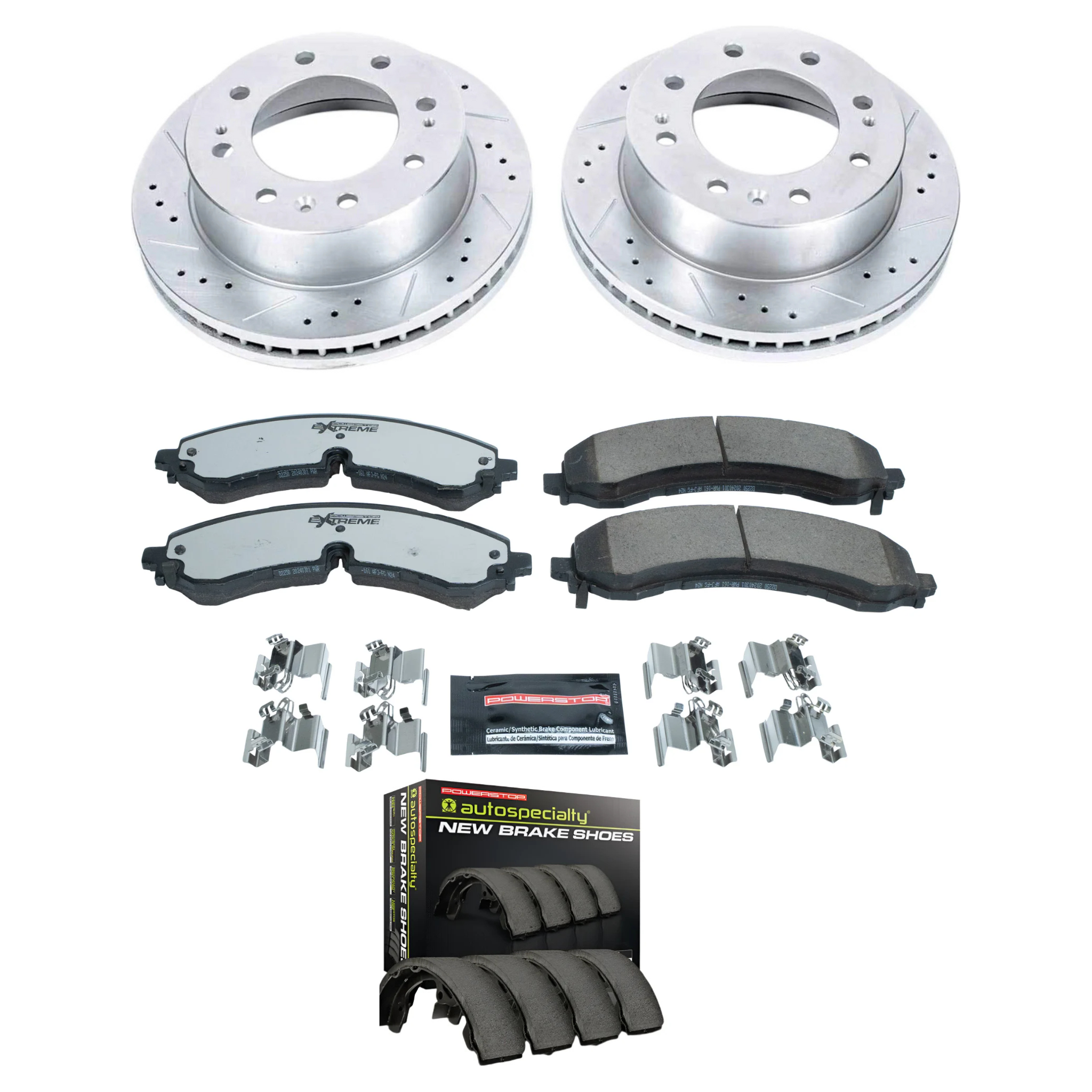 PowerStop Performance Brake & Rotor Kits, 2020-2024 L5P Single Rear Wh ...