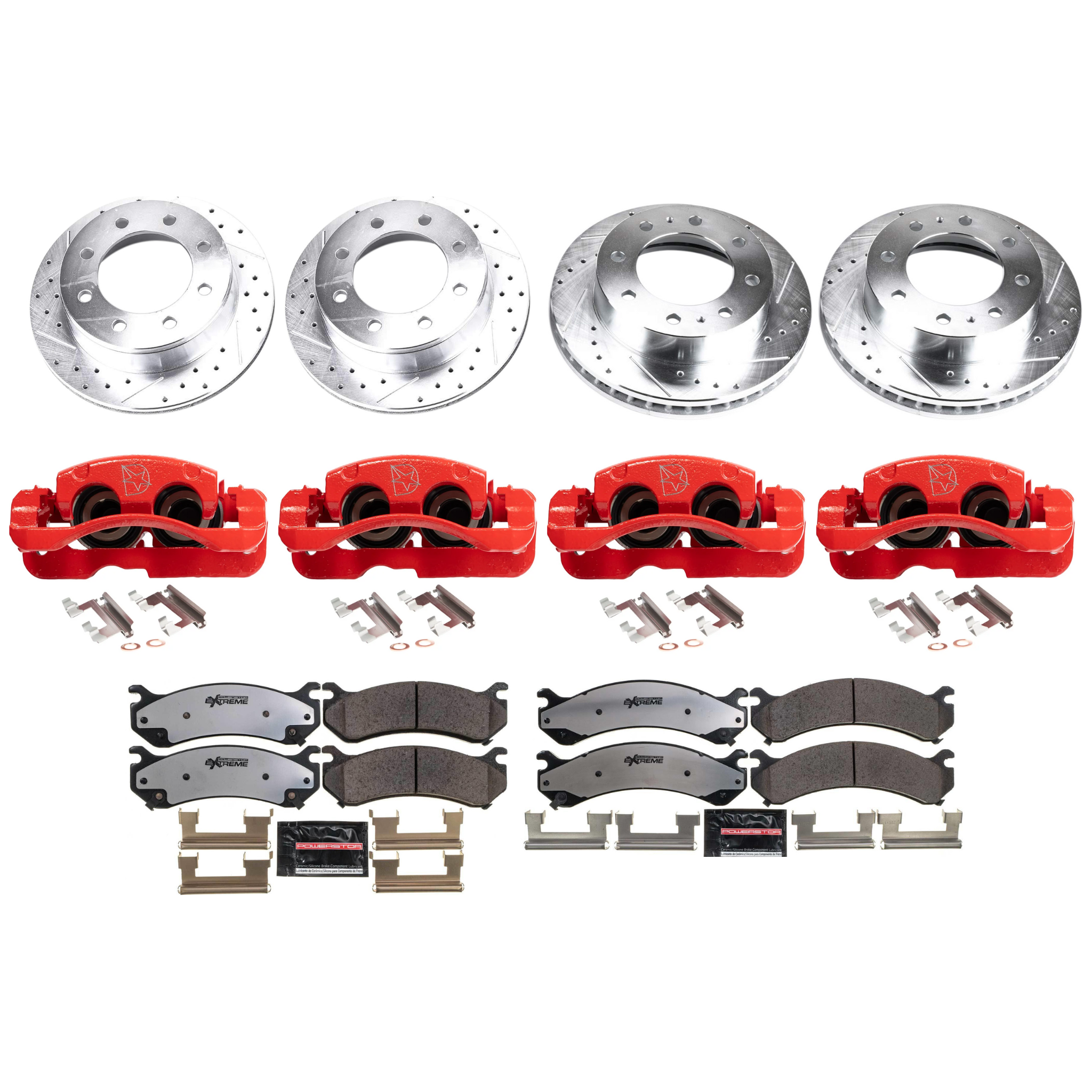 PowerStop Performance Brake & Caliper Kit, 2001-10 LB7/LLY/LBZ/LMM ...