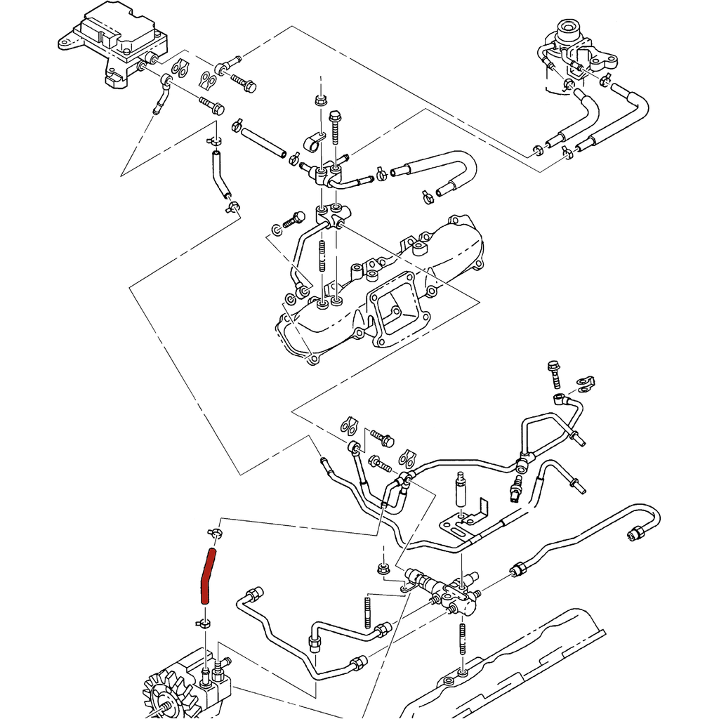 DmaxStore CP3 Injection Pump Return Hose 97216067