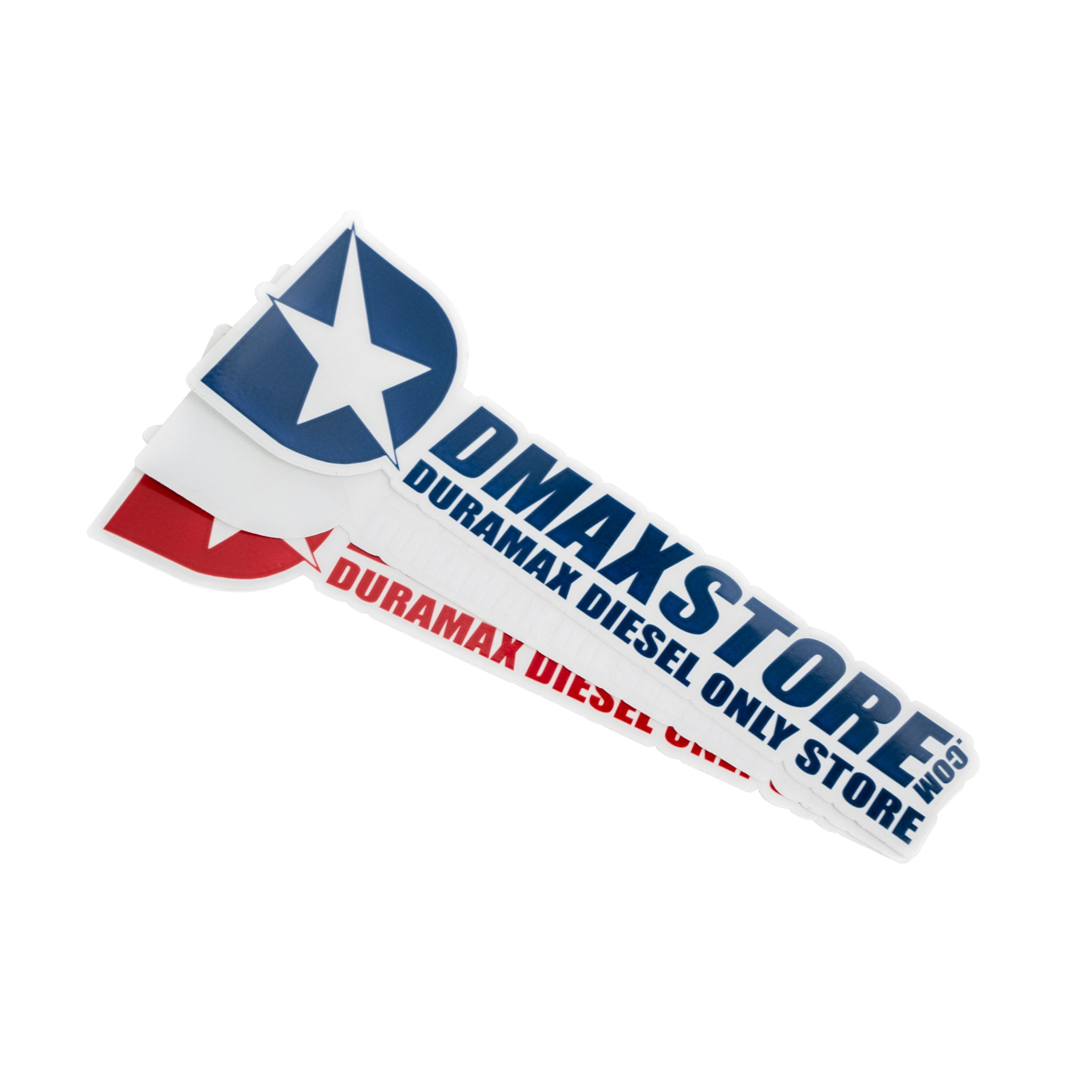 DmaxStore Red, White, & Blue Banner Sticker Pack