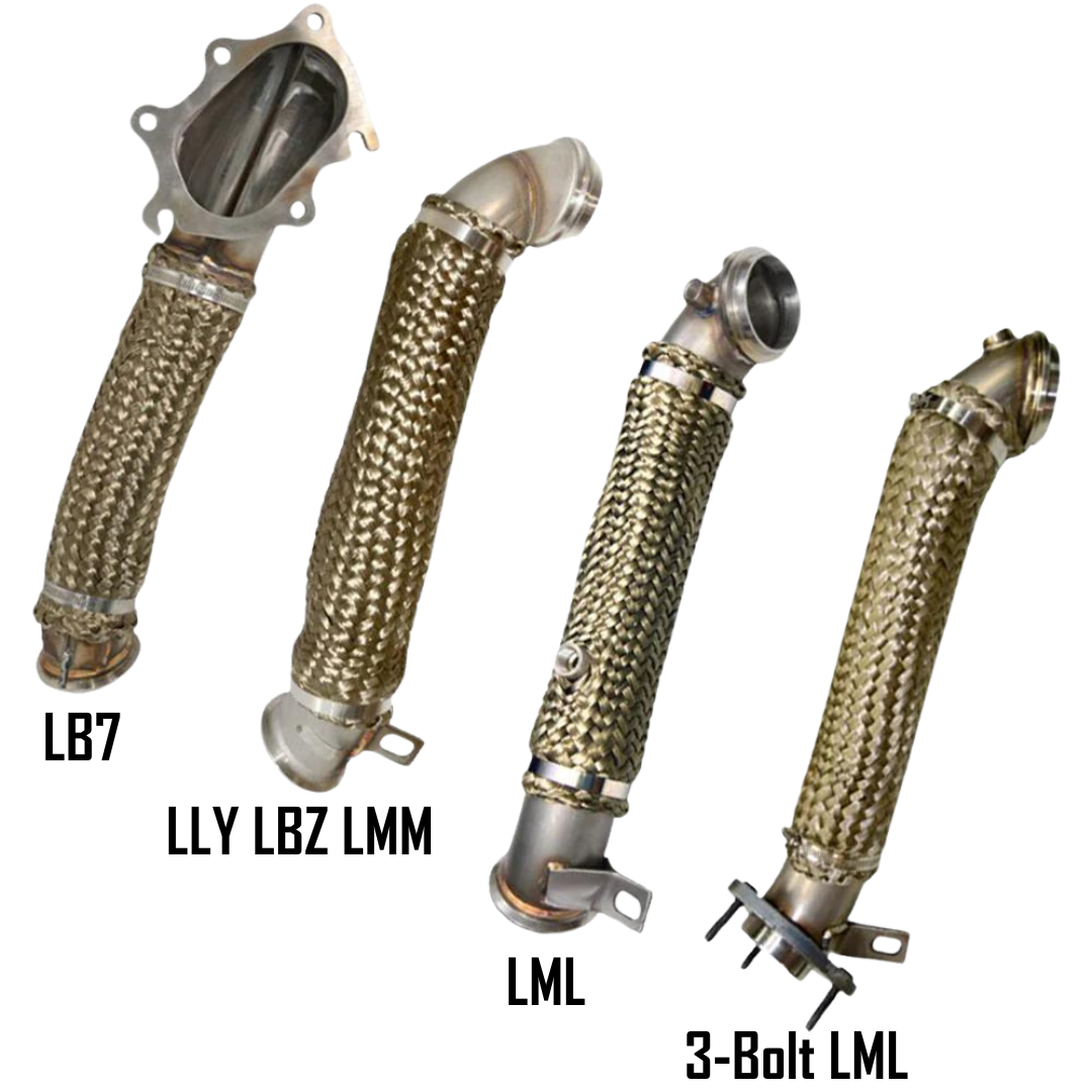 PPE 3" 304SS Downpipe 117000424 117000400 117000500 117000600 117000700 ...