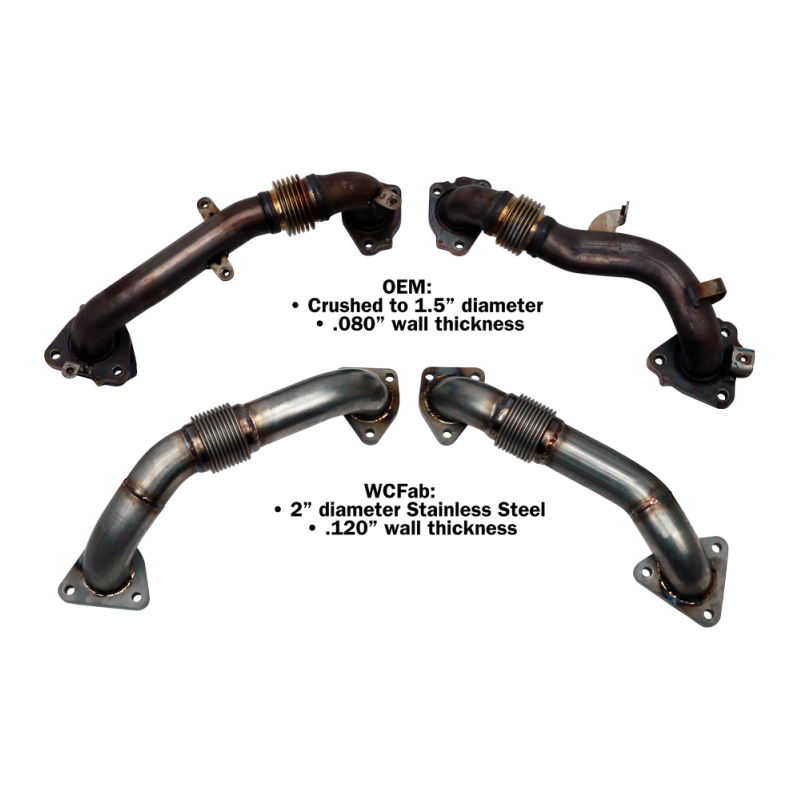 WC Fab 2" Stainless Up Pipe Kit WCF100624 – DmaxStore