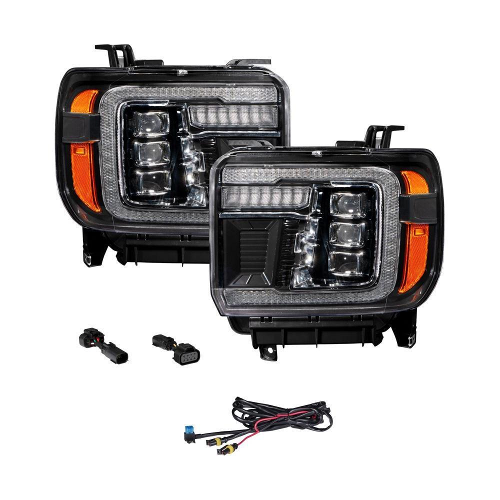 Diode LED Projector Headlights, 2015-2019 Sierra LML/L5P #FL0012 ...