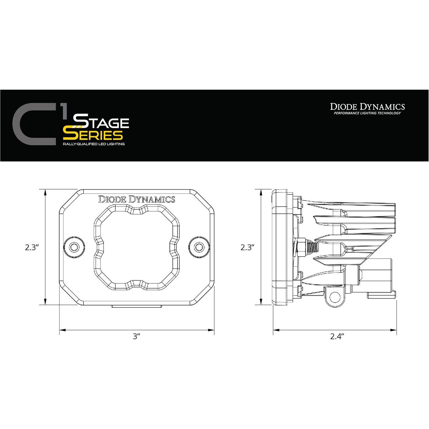 Stage Series Flush Mount Reverse Light Kit #DD7146,DD7147,DD7148,DD7149 ...