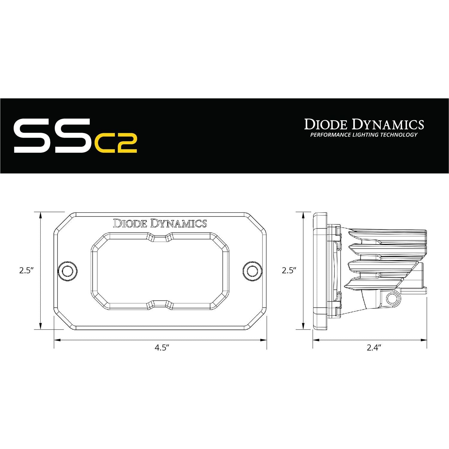 Stage Series Flush Mount Reverse Light Kit #DD7146,DD7147,DD7148,DD7149 ...