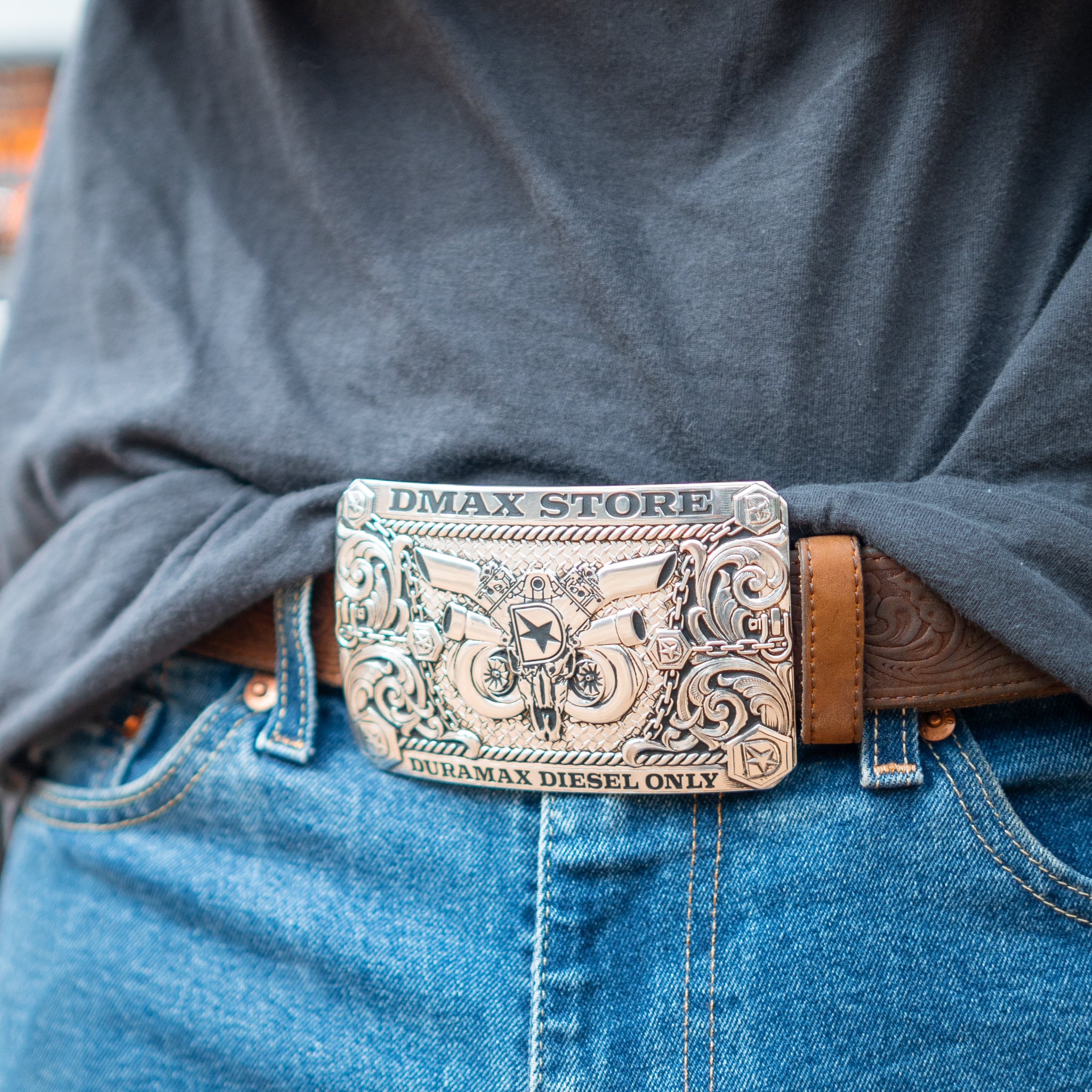 DmaxStore Custom Belt Buckle by Gist Silversmiths