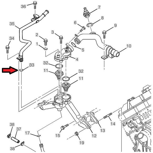 Heater Pipe Seal, 2001-2007 LB7/LLY/LBZ – DmaxStore