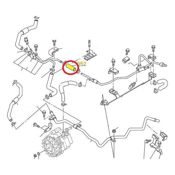 GM Fuel Return Pipe Connection Hose 12625280 – DmaxStore