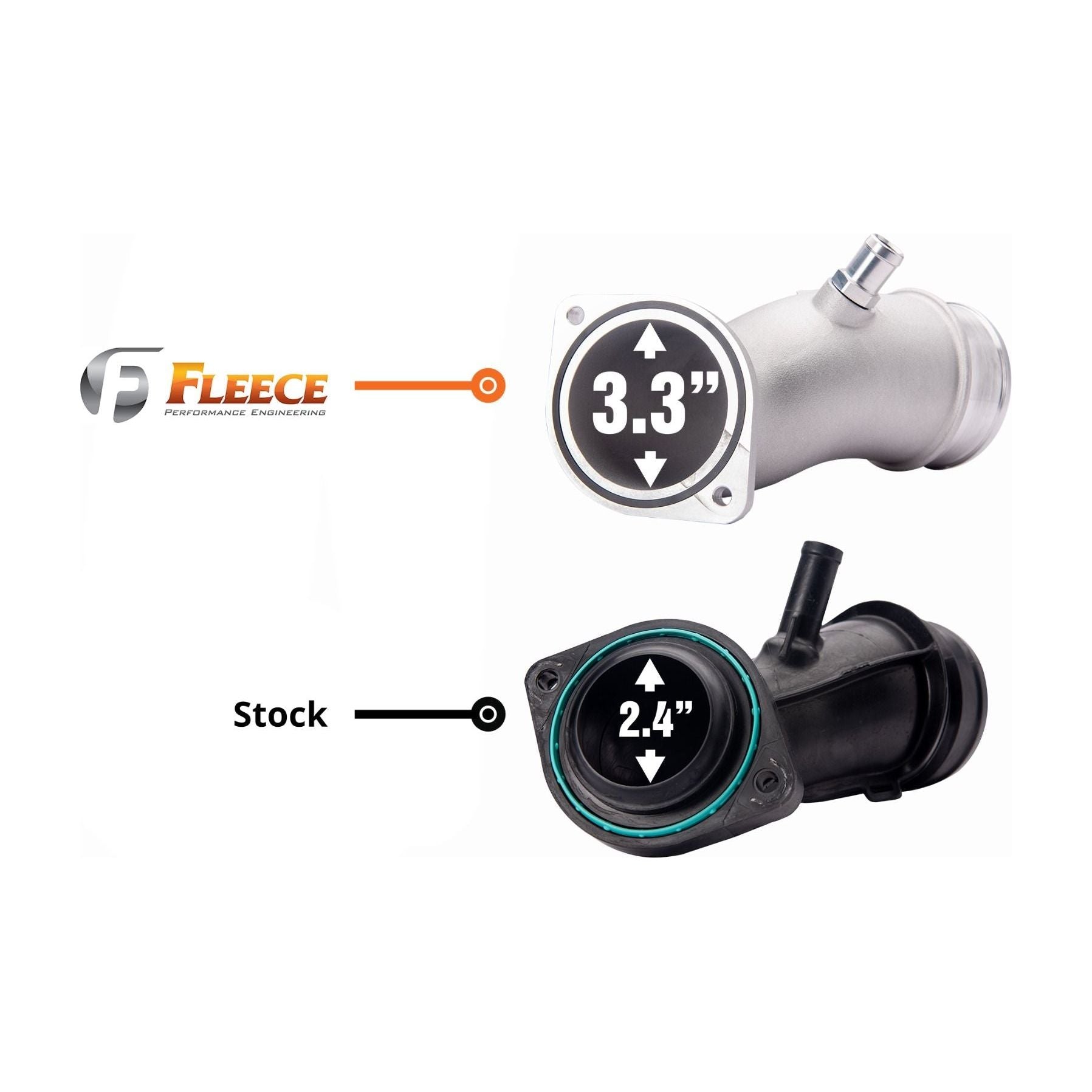 Fleece Performance #FPE-L5P-INTAKEHORN High Flow Intake Horn – DmaxStore