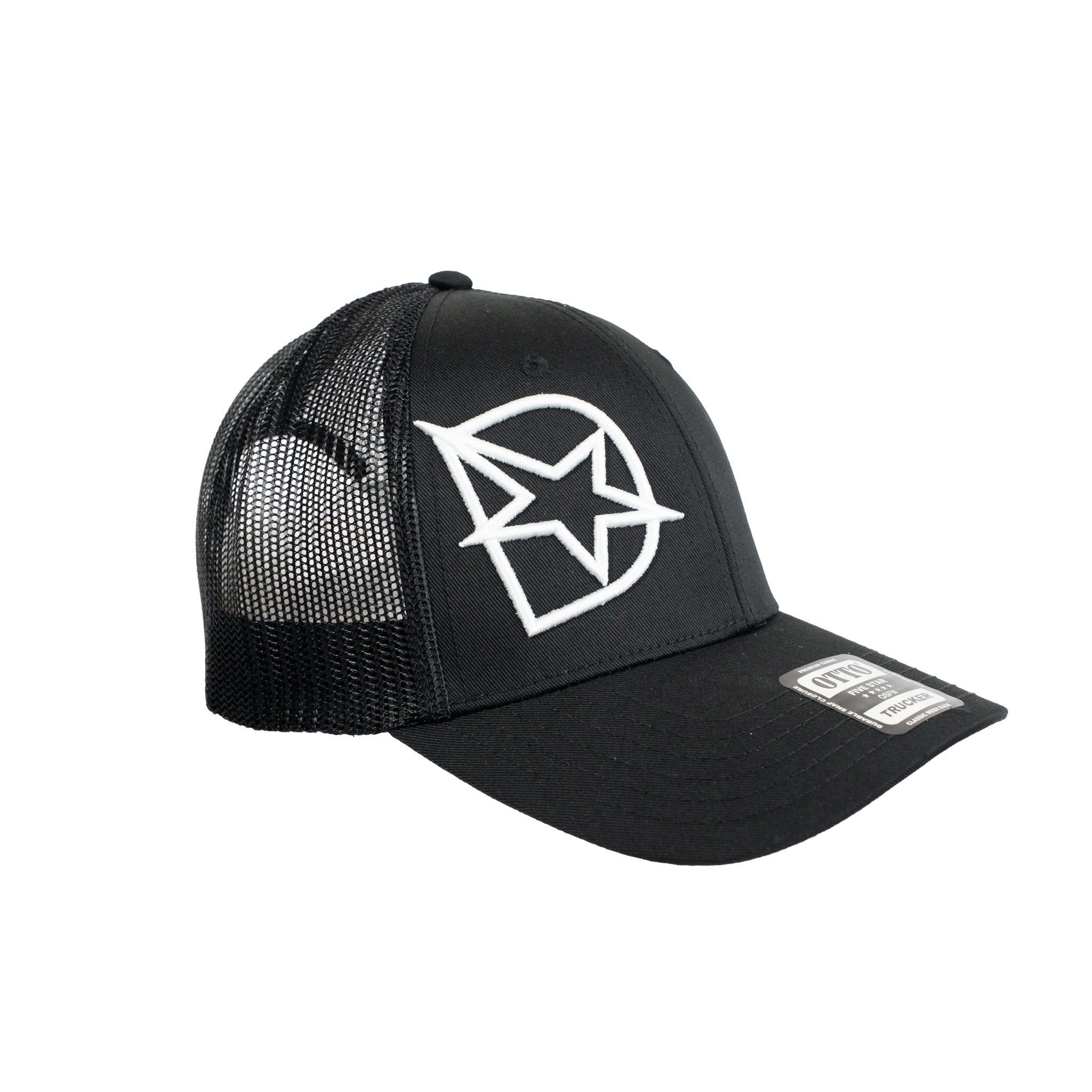 DmaxStore D-Star Snapback Hat (White/Black)