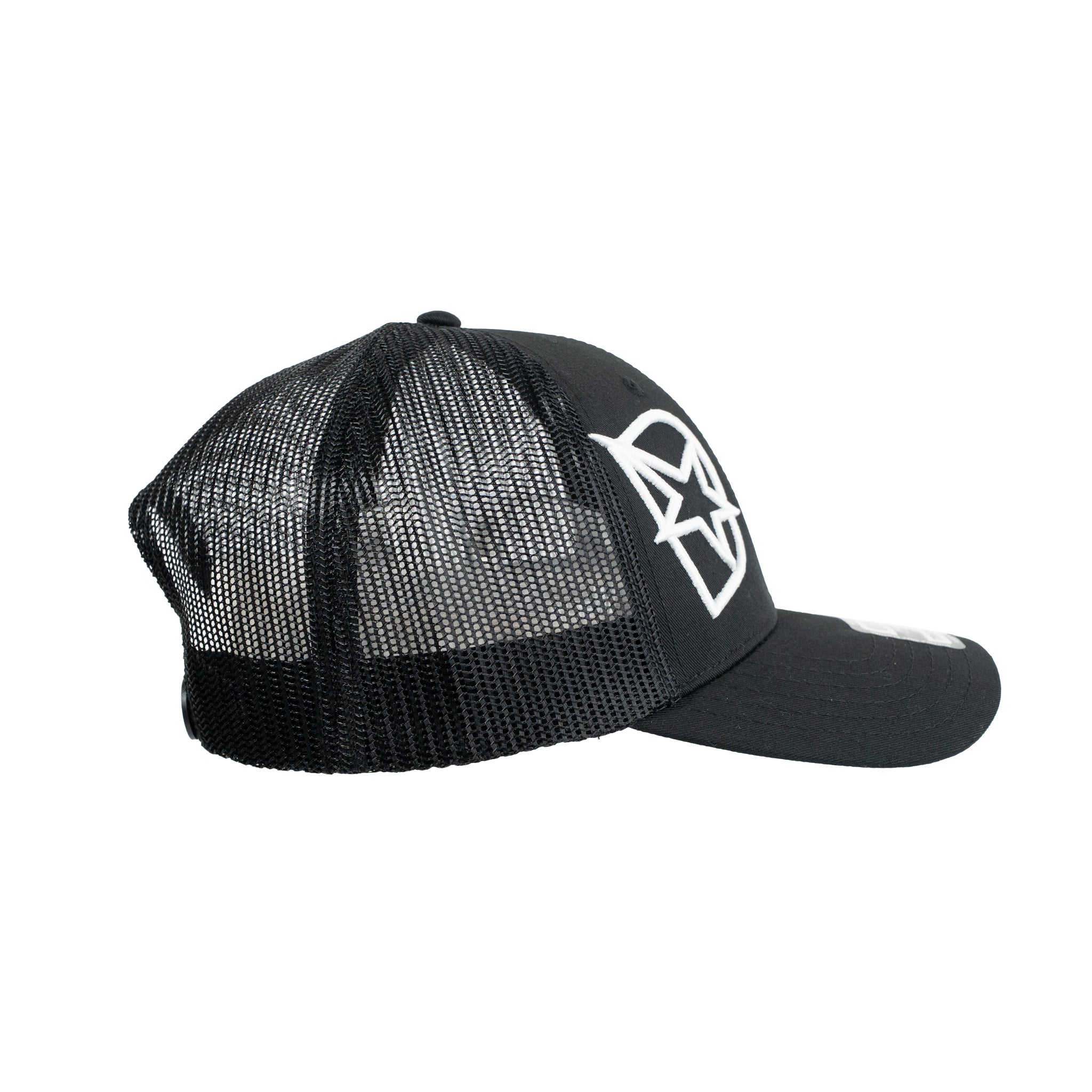 DmaxStore D-Star Snapback Hat (White/Black)