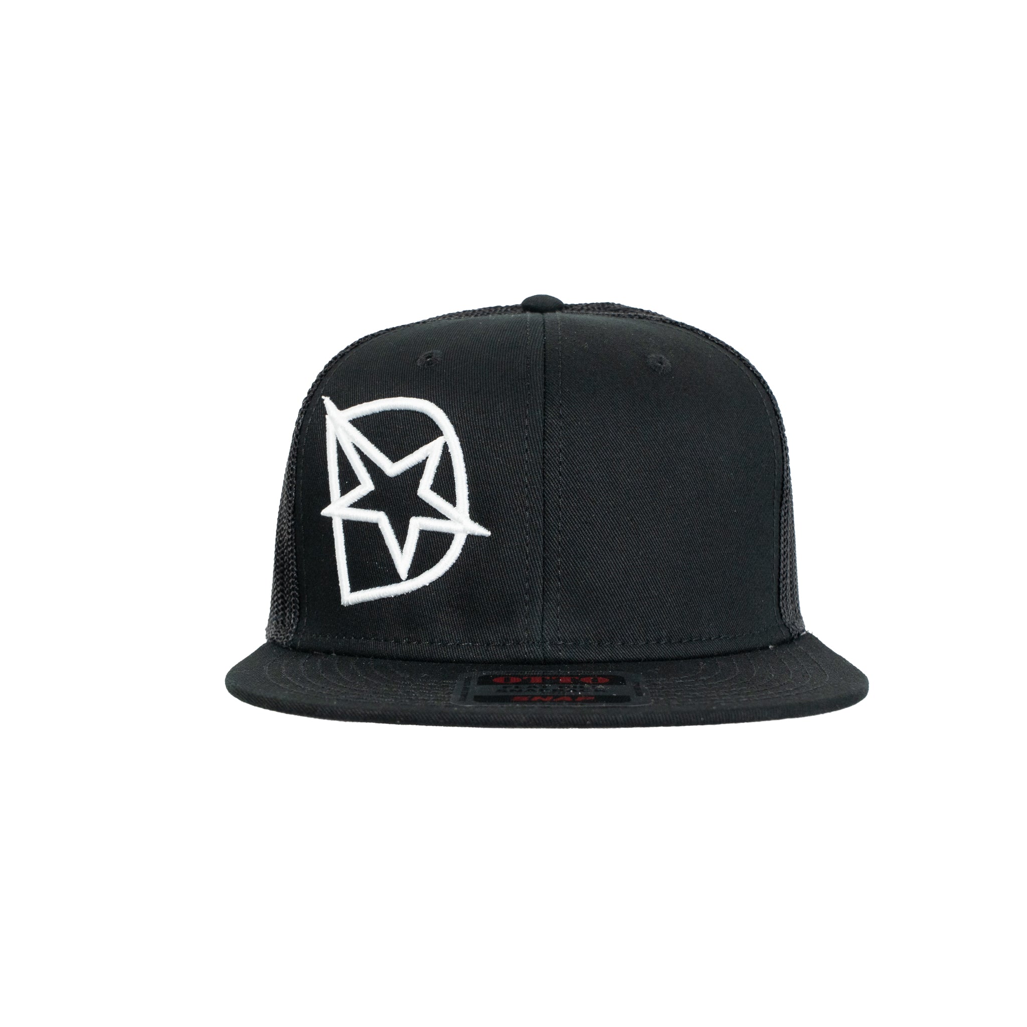 DmaxStore D-Star Snapback Hat (White/Black)