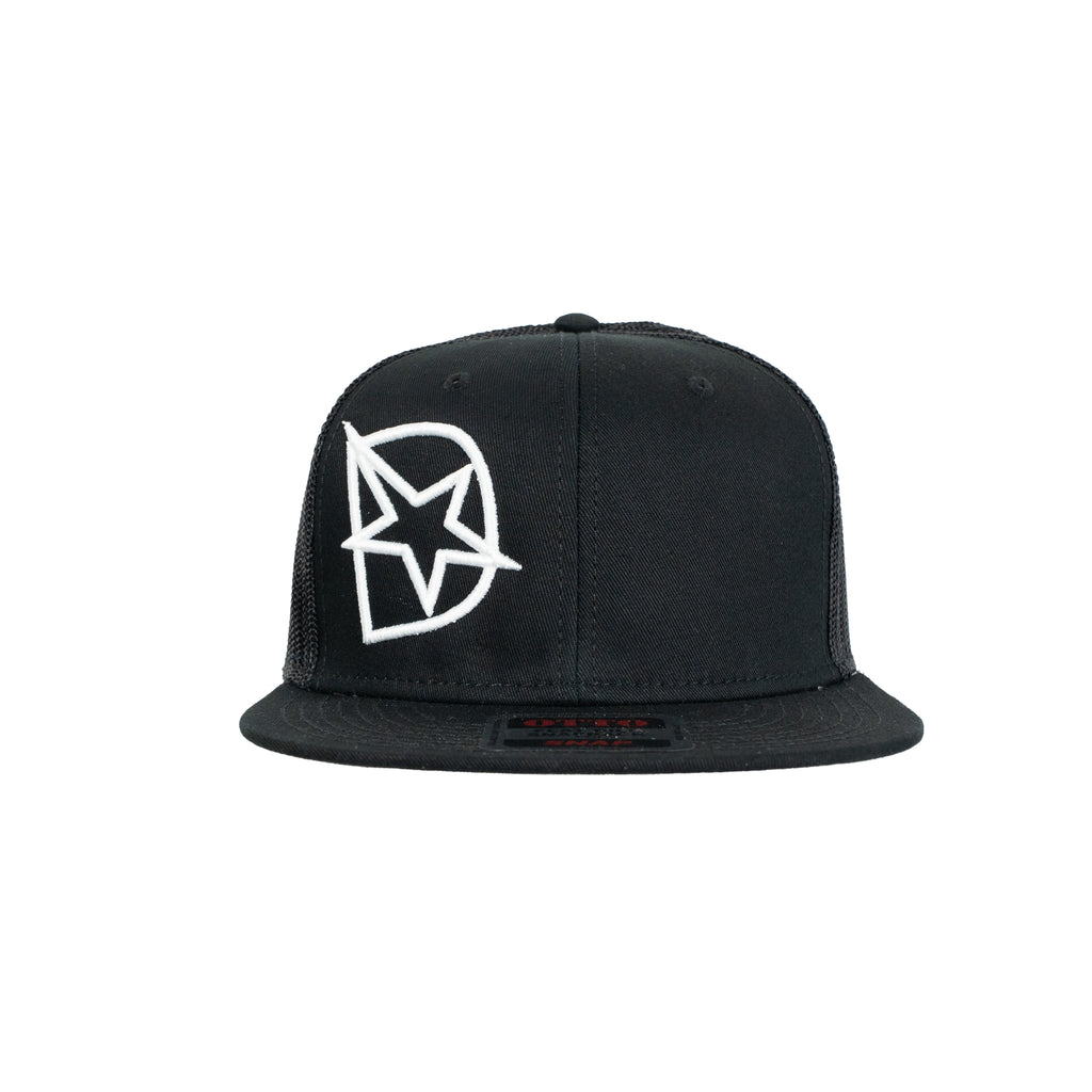 DmaxStore D-Star Snapback Hat (White/Black)