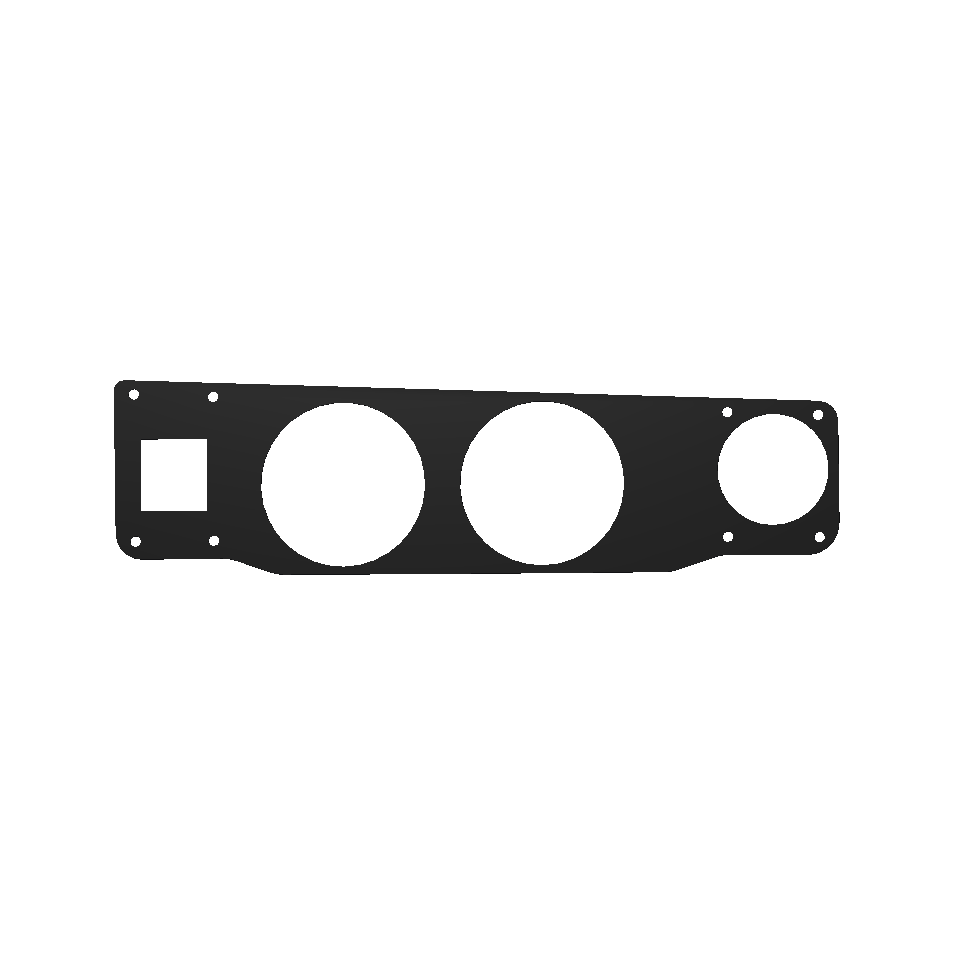 Longhorn Fab 201001 Center Console Upper 2 Gauge Panel w-Dual USB ...