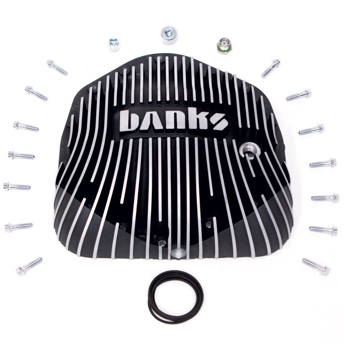 Banks Power Rear Differential Cover (Machined Black Finish 19249 ...