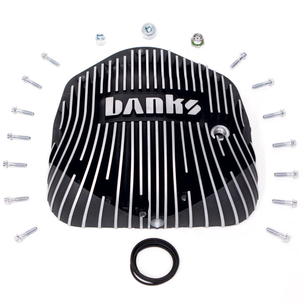 Banks Power Rear Differential Cover (Machined Black Finish 19249 ...