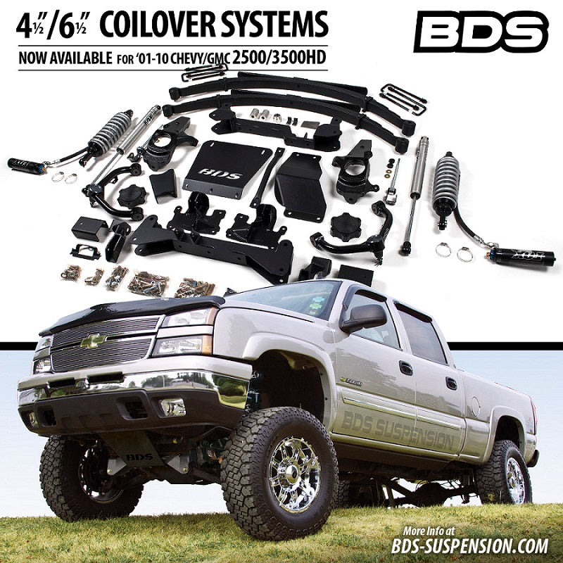 BDS 6.5" Coilover Lift Kit, 2001-2010 LB7/LLY/LBZ/LMM – DmaxStore
