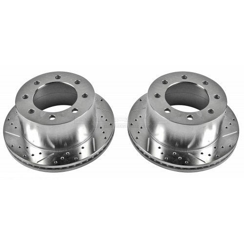 PowerStop D-Series Drilled & Slotted Rotors D82153XD or D82155XD ...