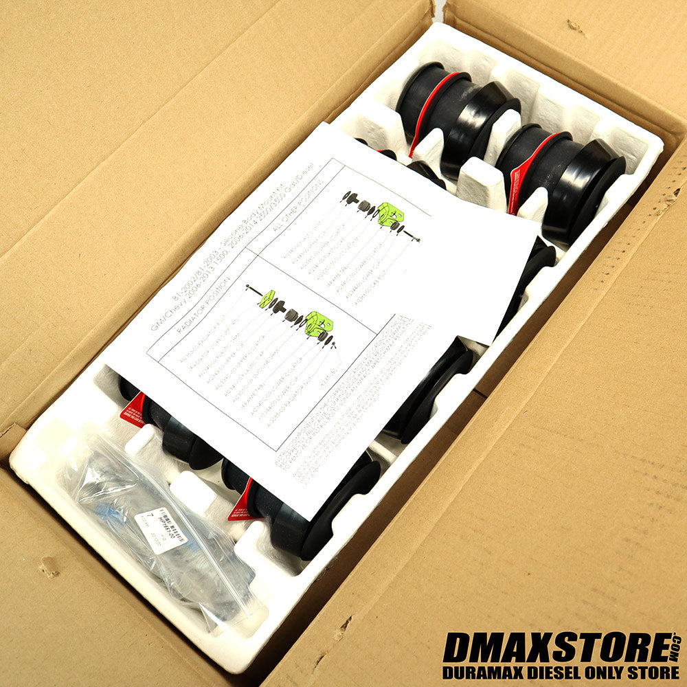 S&B Silicone Body Mount Kit 81-2000 & 81-2001 – DmaxStore