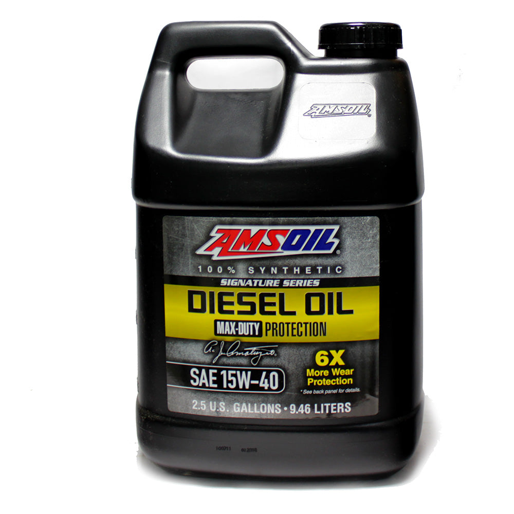 Amsoil Signature Series Max-Duty Synthetic 15W-40 Diesel Oil (2.5 ...