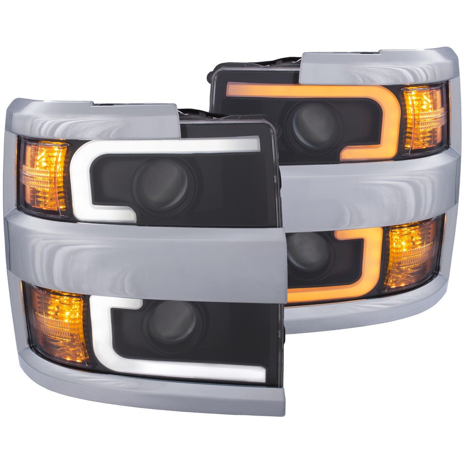 Anzo Projector Switchback Headlights for 2015-2019 LML/L5P 111364 ...