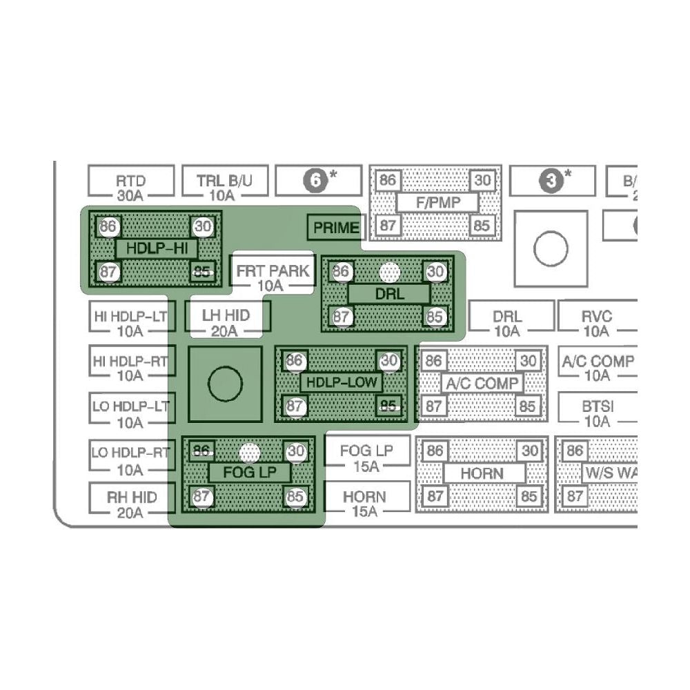 2015 TAHOE Fog Lights Fleece Performance All Lights On Module For 2003 ...
