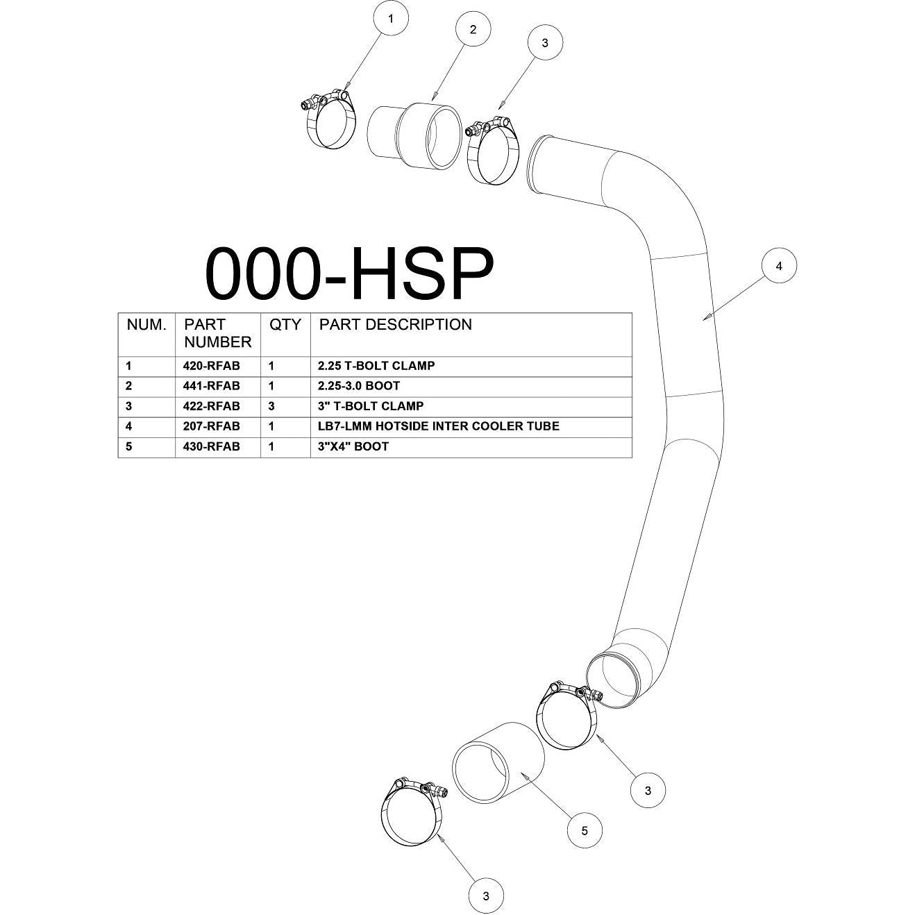 HSP Hot Side Boost Tube (LB7/LLY/LBZ/LMM) – DmaxStore