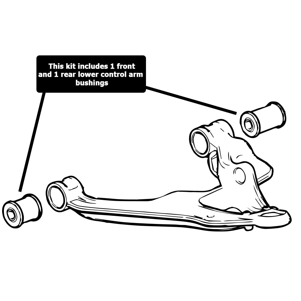 Moog Severe Duty Lower Control Arm Bushing Kit SD-1159 – DmaxStore