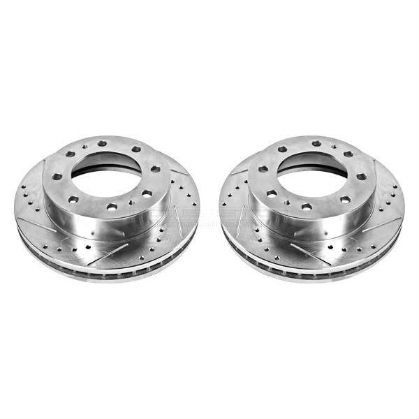 PowerStop D-Series Drilled & Slotted Rotors D82153XD or D82155XD ...