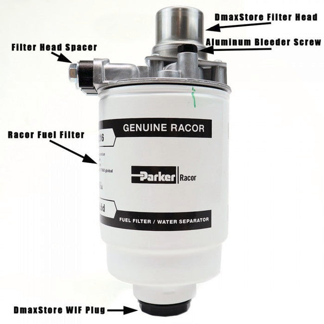 DmaxStore Ultimate Fuel Filter Head Package DMAX-FFHP-RACOR